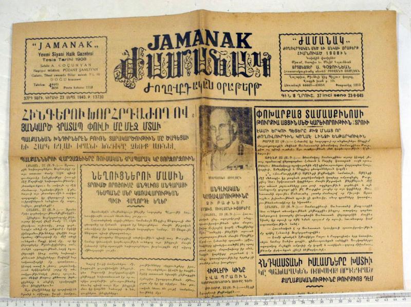 Tarihinde ilk kez bir İçişleri Bakanı'nın ziyaret ettiği Ermenice ...