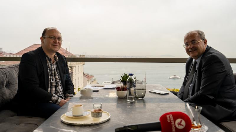 İsrailli Knesset üyesi ve Arap Değişim Hareketi Başkanı Dr. Ahmed Tibi ...